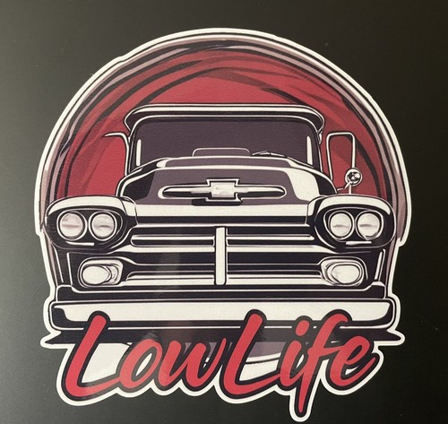 Lowlife Hotrod Decal Sticker Air ride Bagged Low Life rider Slammed ...