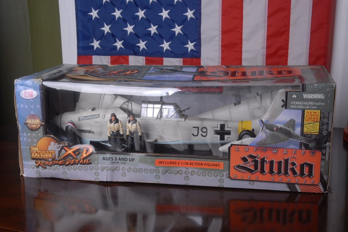 21st Century Toys 1:18 Luftwaffe White Stuka Dive Bomber New 21st Century Toys 1:18 Luftwaffe White Stuka Dive Bomber New