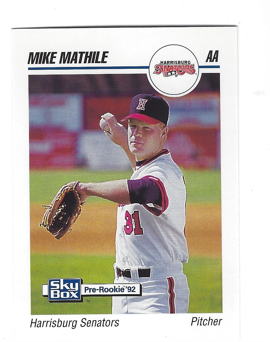 1992 Harrisburg Senators (Double-A Montreal Expos) Mike Mathile | eBay