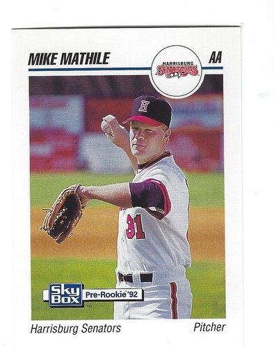 1992 Harrisburg Senators (Double-A Montreal Expos) Mike Mathile | eBay