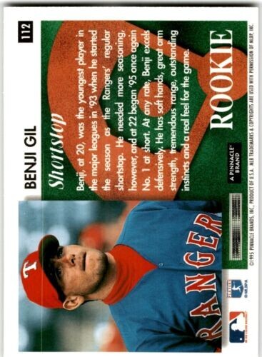 1995 Score Summit #112 Benji Gil Texas Rangers Rookie | eBay