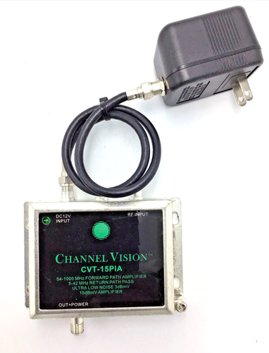 Channel Vision CVT-15PIA 15db Broadband Power Amplifier with Power ...