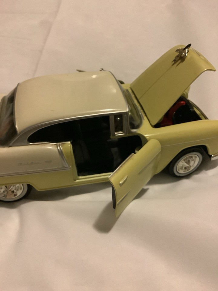 1955 Chevy Bel Air Diecast Street Rod Version 68033 Flame Style, 1:24 ...