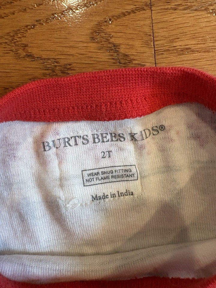 Burt’s Bees 2 piece Kids Fair Isle Organic Pajama Set | eBay