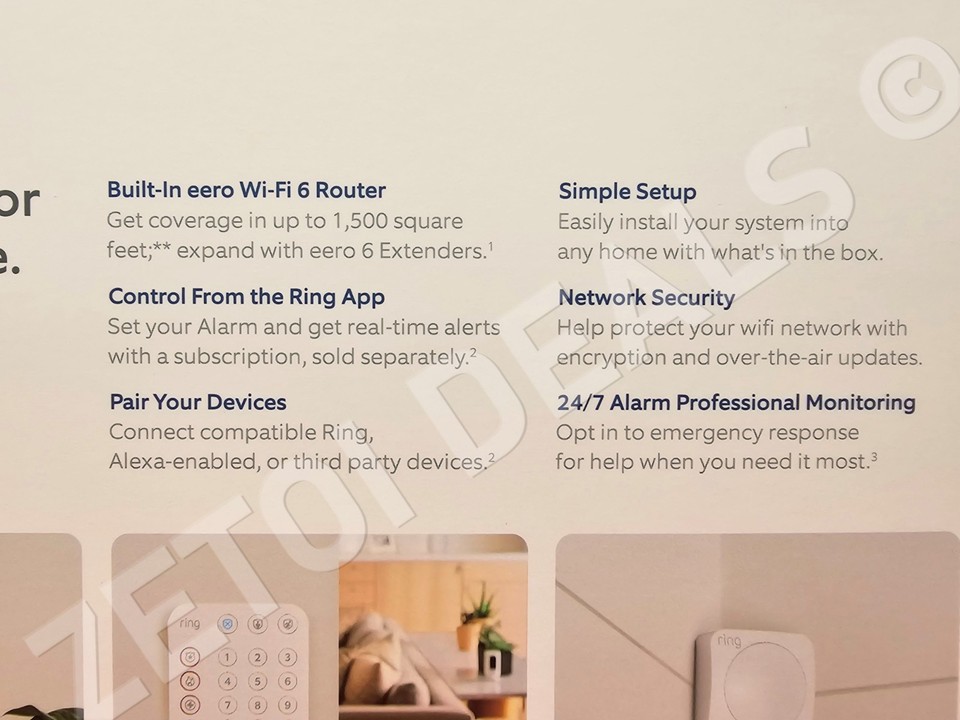 *BRAND NEW* RING Alarm Pro HOME SECURITY ALARM KIT 8 Piece Built-in ...