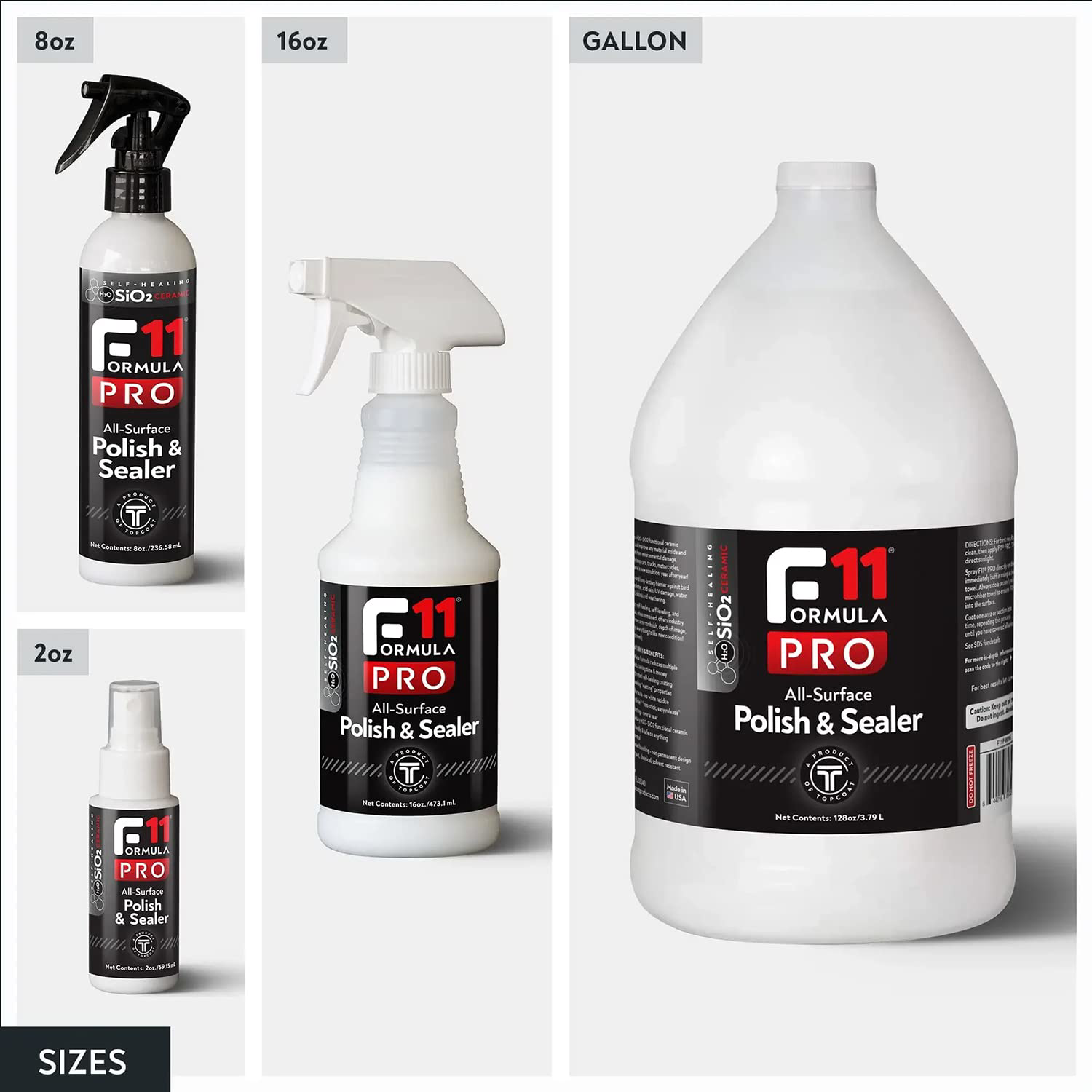 TopCoat F11PRO 8-Ounce Spray - F11 Pro Formula All-Surface Polish ...