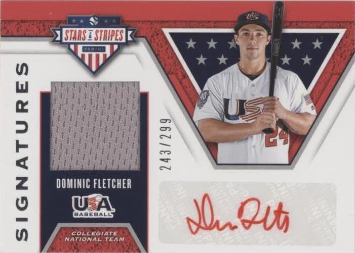 2019 Panini USA Baseball Stars & Stripes - Signatures Dominic Fletcher ...