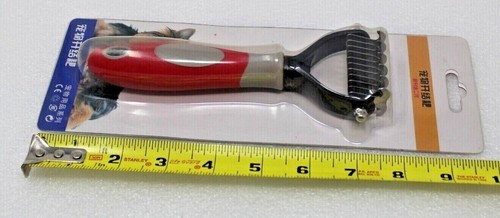 Pet Grooming Tool 2 Sided Undercoat Rake Safe Dematting Comb Brush for ...