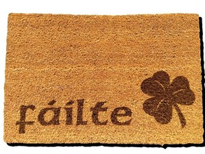 FAILTE IRISH SCOTTISH GAELIC SCOTS WELCOME COIR DOOR MAT FRONT GIFT ...