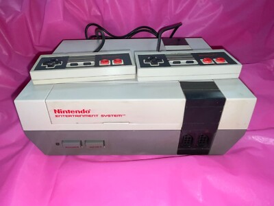 Nintendo Entertainment System NES Console - Gray (NES-001) w/ 2 ...
