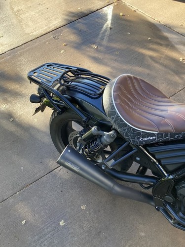 REAR CARRIER RACK FOR HONDA NEW 2021-2025 REBEL 1100 CMX1100 BLACK CMX ...