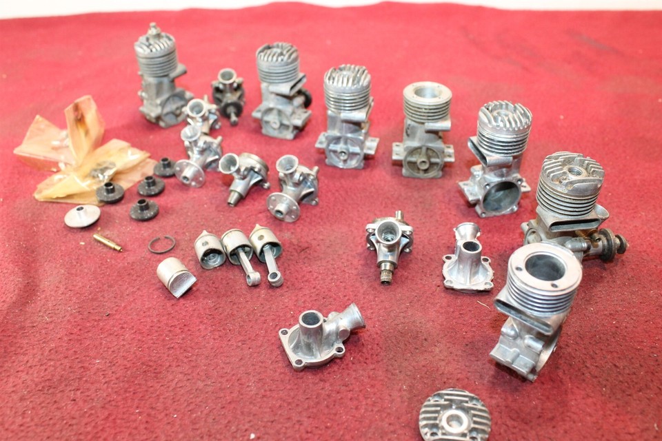 McCOY .098 FREE FLIGHT CONTROL LINE MODEL AIRPLANE ENGINE PARTS LOT | eBay