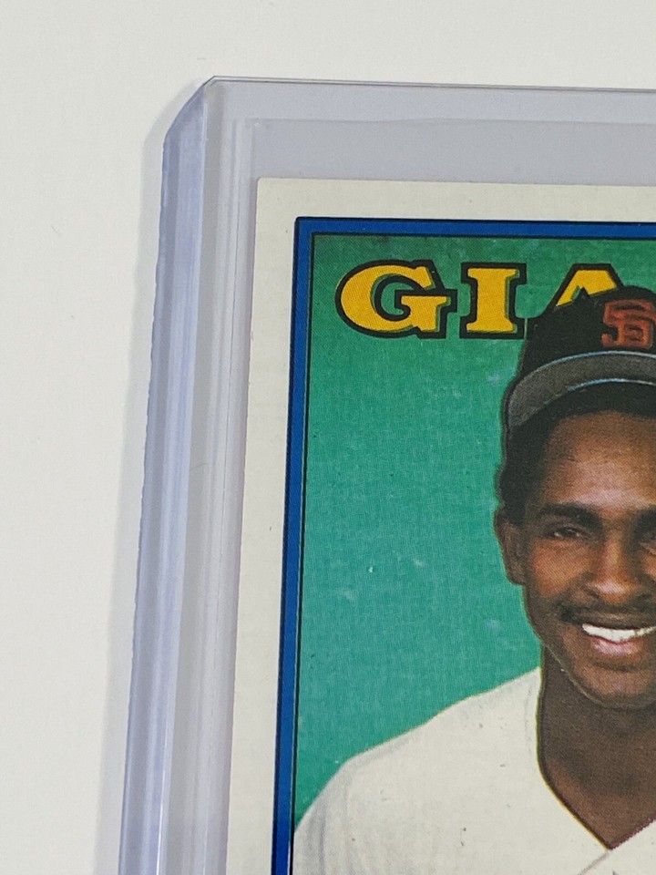 Jose Uribe 1988 Topps Baseball Error Card Alignment Error logo misprint ...