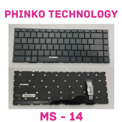 New MSI MS-14C1 MS-14C2 MS-14D1 MS-14D2 MS-14D3 14DK MS-1551 US Backlit ...