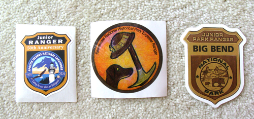 3 Different National Park Service Junior Ranger Stickers - New ...