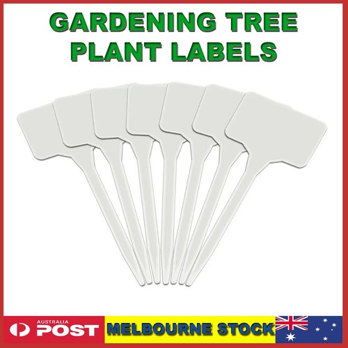 Plant Labels Flexible Plastic Garden T-type Tags Nursery Seeding Marker ...