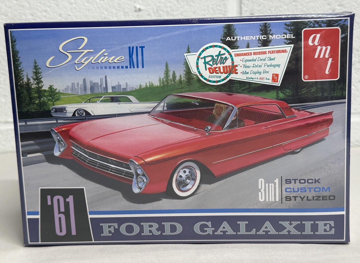 1961 Ford Galaxie 3in1 Styline 1:25 Model Kit / AMT | eBay
