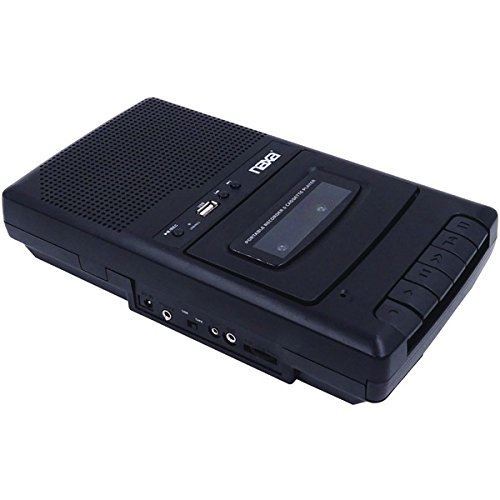 NAXA Electronics NPB-300 Portable Cassette Recorder and Digital ...
