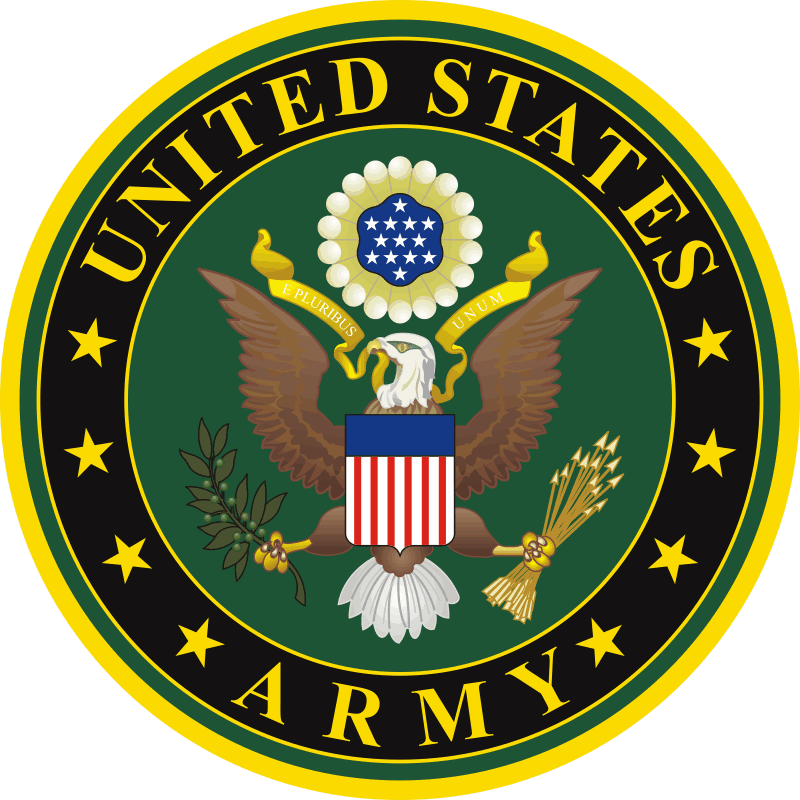 US Army Seal Decal - Army Veteran Prior Service Military Army 12" Decal ...