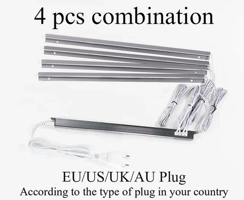 Inward 45 Degree Angle LED Strip Oblique Beam Cabinet Layer Shelf Edge ...