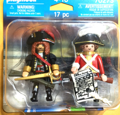 BRITISH SOLDIER & PIRATE CAPTAIN,NEW ON CARD,PLAYMOBIL # 70273 | eBay