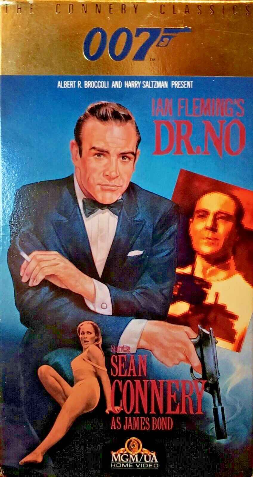 Dr. No (VHS, 1988) Sean Connery James Bond 007 Spy | eBay
