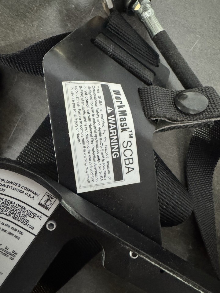 MSA SCBA Harness Fast Shipping! Excellent Condition Harness. | eBay