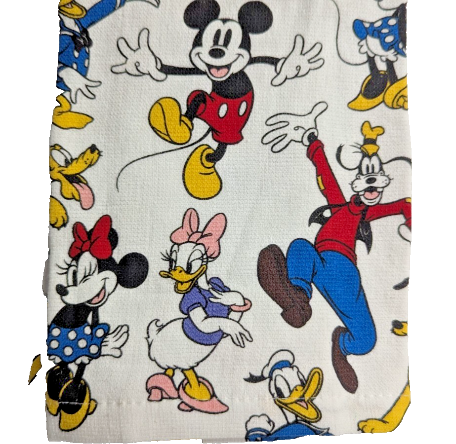 Mickey Mouse and Friends Kitchen Towels 2pc Cotton Minnie Goofy Donald ...