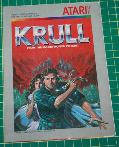 Atari 2600 Game Manual: Krull | eBay