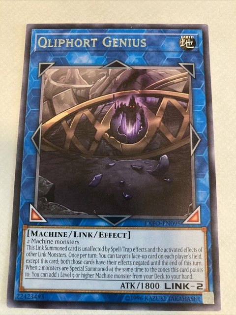 Yu-Gi-Oh! TCG Qliphort Genius Extreme Force EXFO-EN095 Unlimited Rare ...