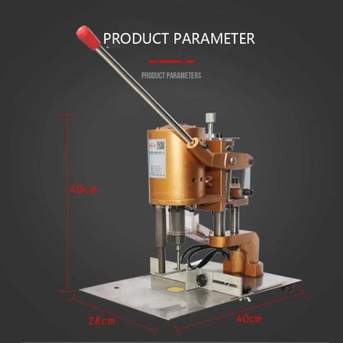 DK-150 Electric Tag Punching Machine Loose-Leaf Voucher Paper Desktop ...