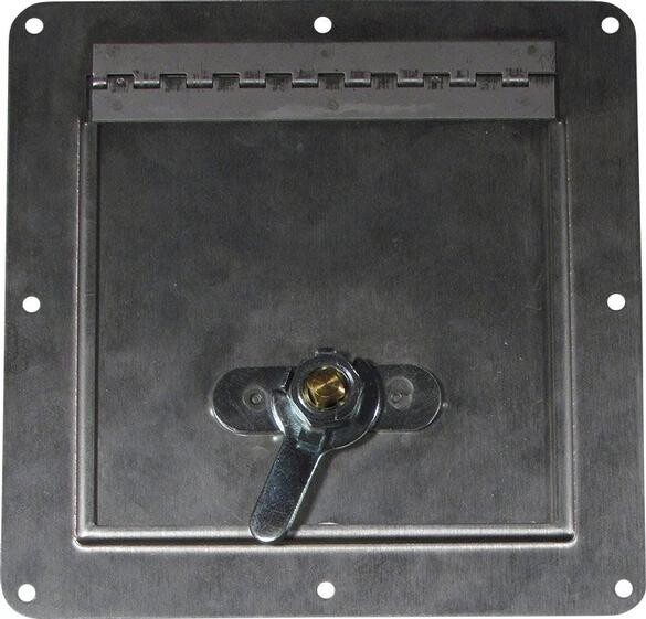 Stainless Steel Fuel Access Door - 6" x 6" -Low Profile-Flush Mount ...