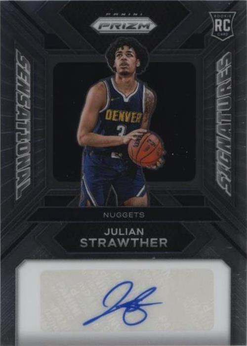 2023-24 Panini Prizm - Sensational Signatures Julian Strawther #SS-JI ...