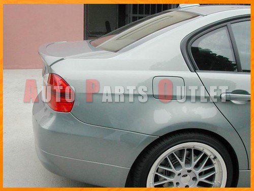 OE Type #668 Jet Black Trunk Spoiler Lip BMW E90 3-Series 328i 335i M3 ...