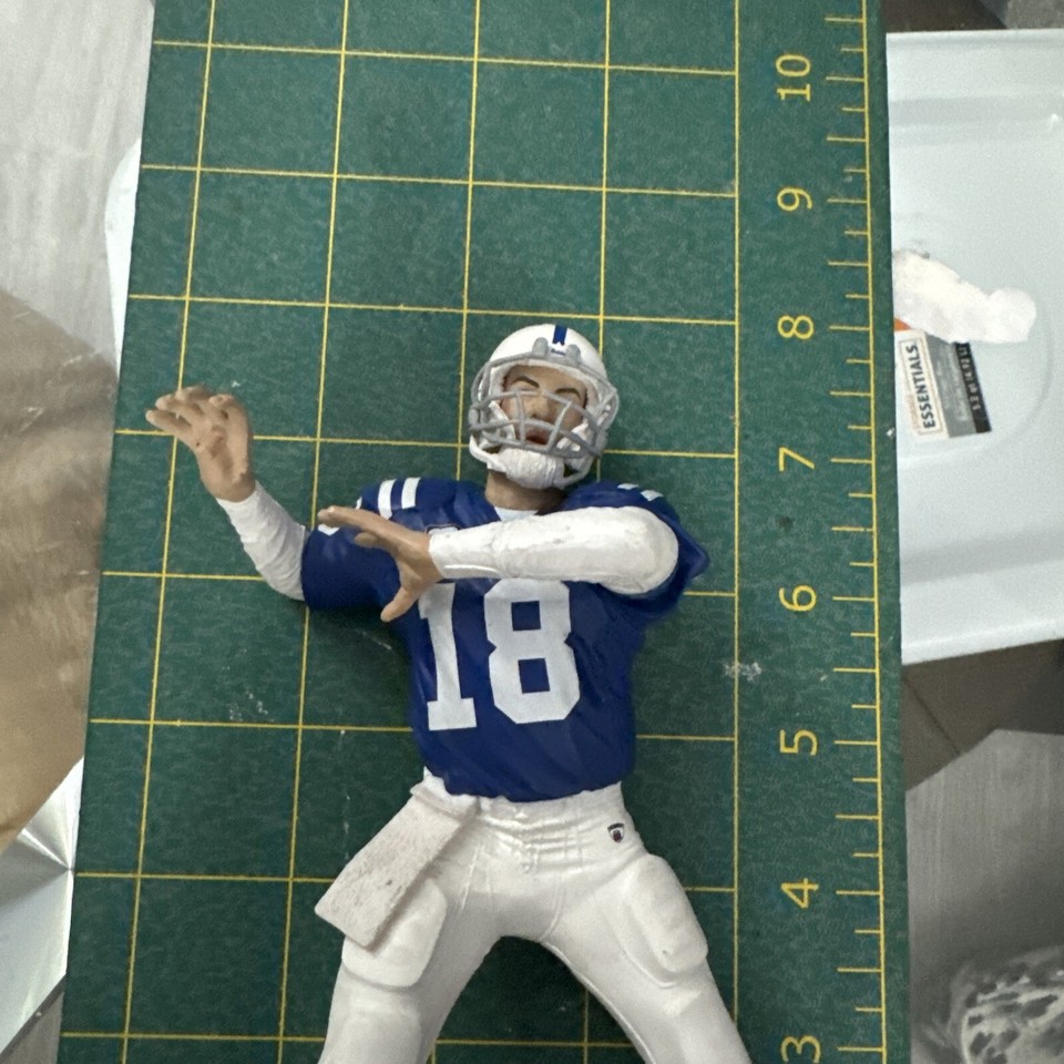 MCFARLANE NFL COLTS HOF QB PEYTON MANNING Blue Jersey With Sleeves ...