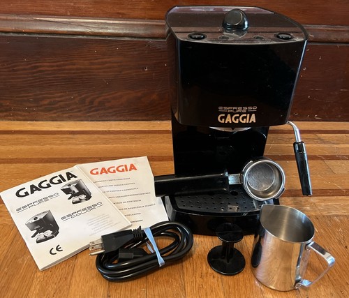 Gaggia Espresso Pure Semi-Automatic Machine Black Italy UNTESTED Parts ...