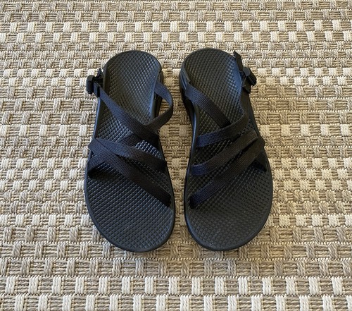 CHACO Zong EcoTread Slides Backless Hiking Sport Sandals 7 Black | eBay
