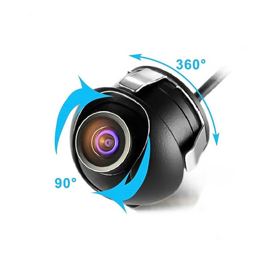 Car Rear View Camera 360 Degree Rotating Camera Lens For Car Truck RV ...