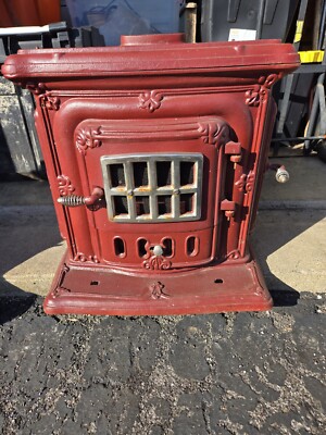 Stoves - Antique Cast Iron Wood Burning Stove
