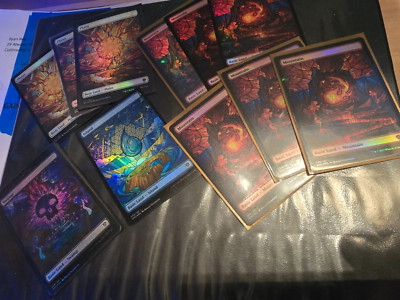 11 FOIL Stained Glass Land - Dominaria United Full Art DMU MtG | eBay