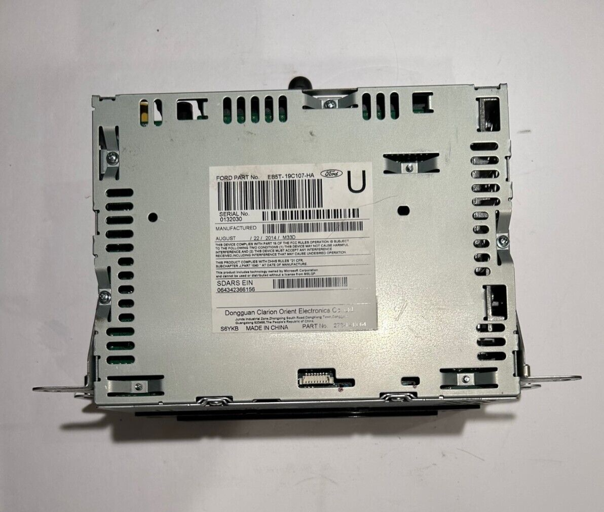 14-15 FORD EXPLORER AM FM RADIO RECEIVER MP3 CD PLAYER HEAD UNIT EB5T ...