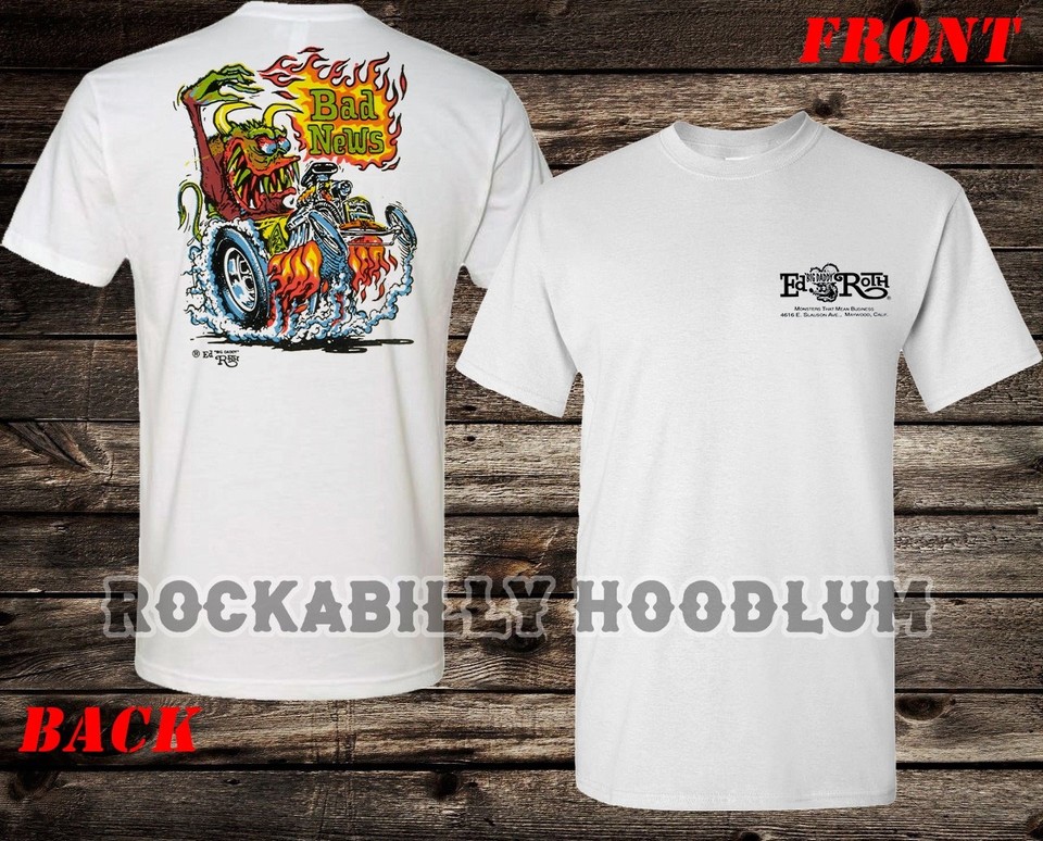 Retro Hot Rod Tee T Shirt Ed Big Daddy Roth Studios 60's Monster Art ...