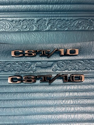 1969 1970 Chevy Truck "CST/10" Fender Emblems, Pair. With Hardware | eBay