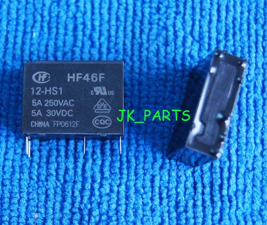10pcs ORIGINAL HF46F-24-HS1 Relay Hongfa 4pins | eBay