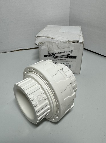Hydroseal Canada PVC Pipe Fitting, 1-1/2-Inch Slip Union, Sch 40, EPDM ...
