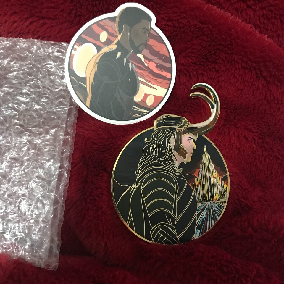 Castlegang Loki Enamel Pin - v7, Ragnarok - LE 69/100 | eBay UK