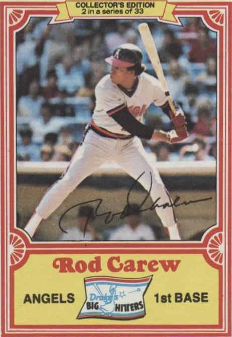 1981 Topps Drake's Big Hitters - Rod Carew #2 for sale online | eBay