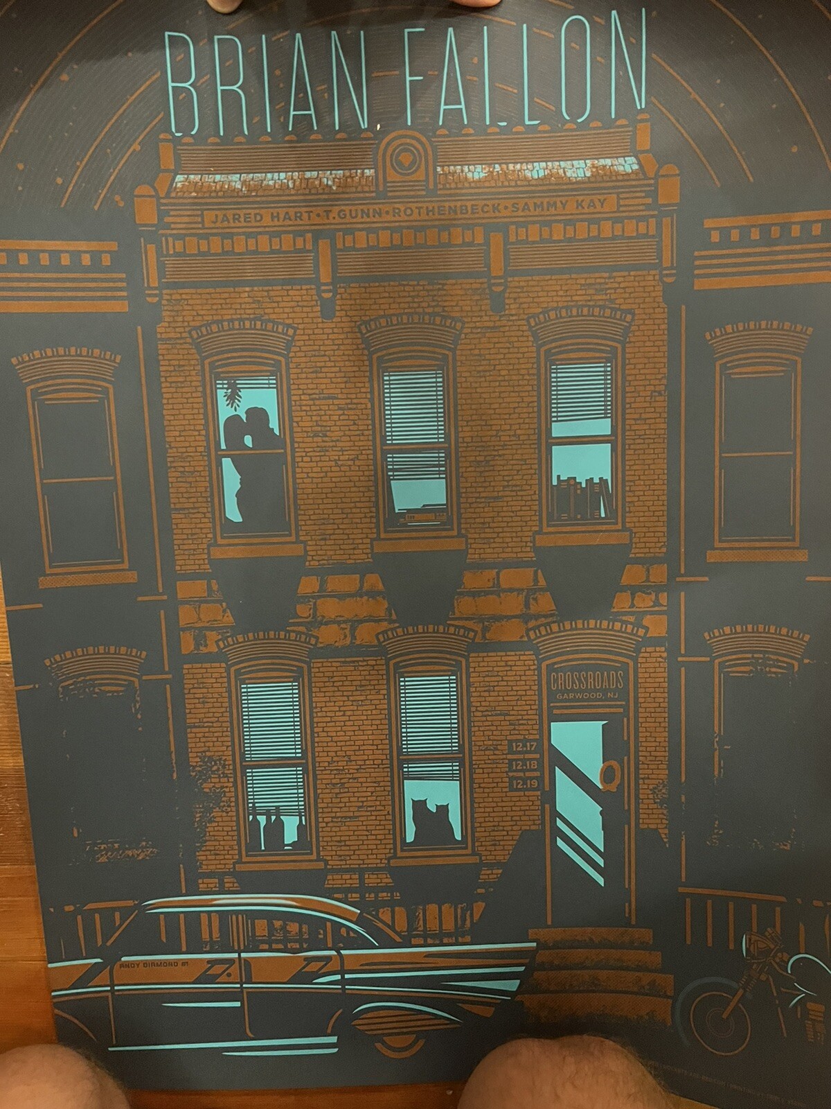 Gaslight Anthem Brian Fallon Poster Crossroads Rockets are Red RARE | eBay