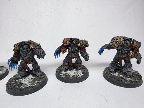 Warhammer 40k/30k 5 X Cataphractii Terminators. Well Painted. Horus ...