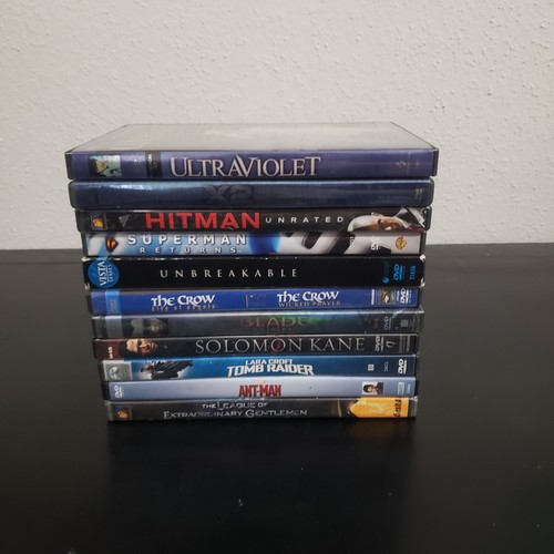 10 DVD Comic Book Hero Lot - Ant-Man, Blade Trinity, Superman, The Crow ...